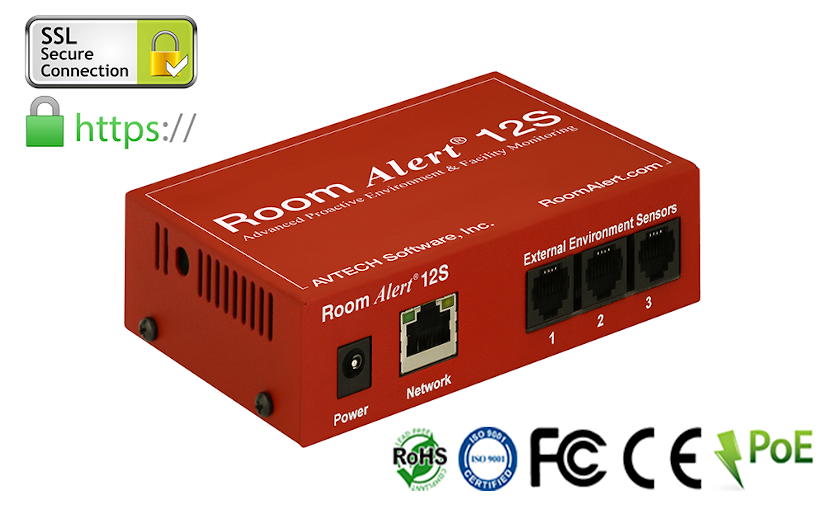 Room Alert 12S Monitor – EDP Communications